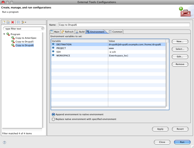 Environment Tab Andrew Berry Development